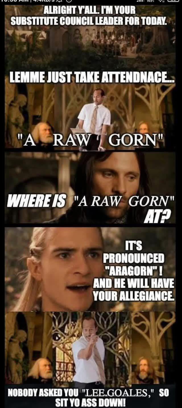 Substitute secret council MC - 9GAG