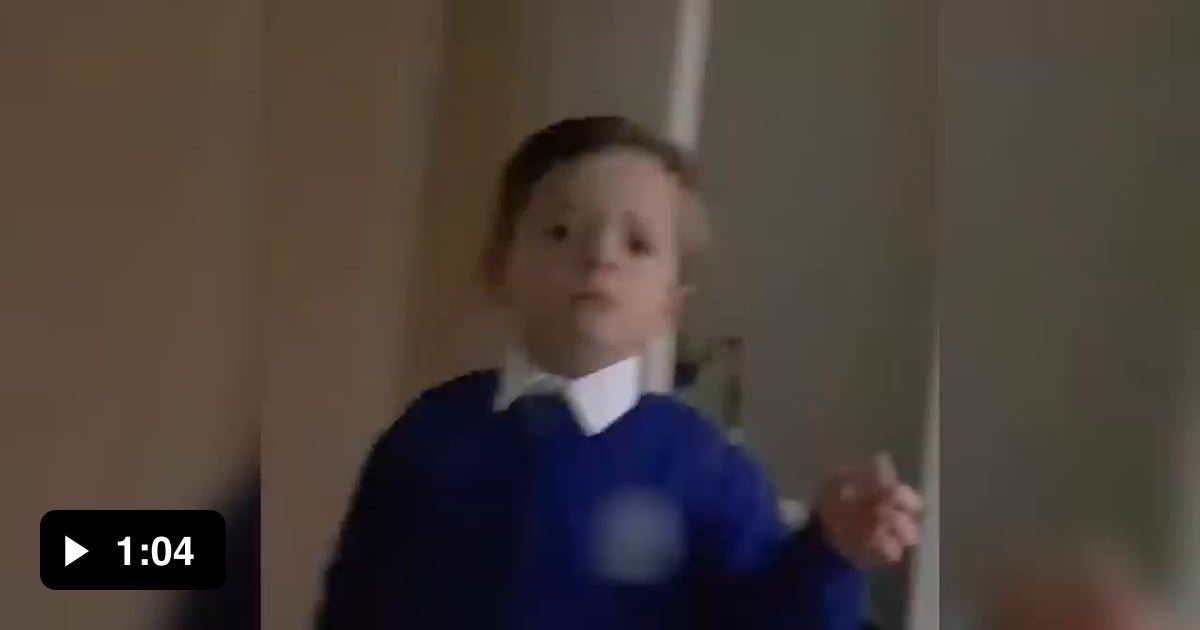 Little lad is in the naw'tee list - 9GAG