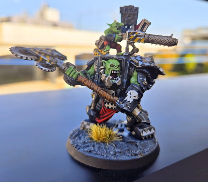 Ork boss in mega armor - 9GAG