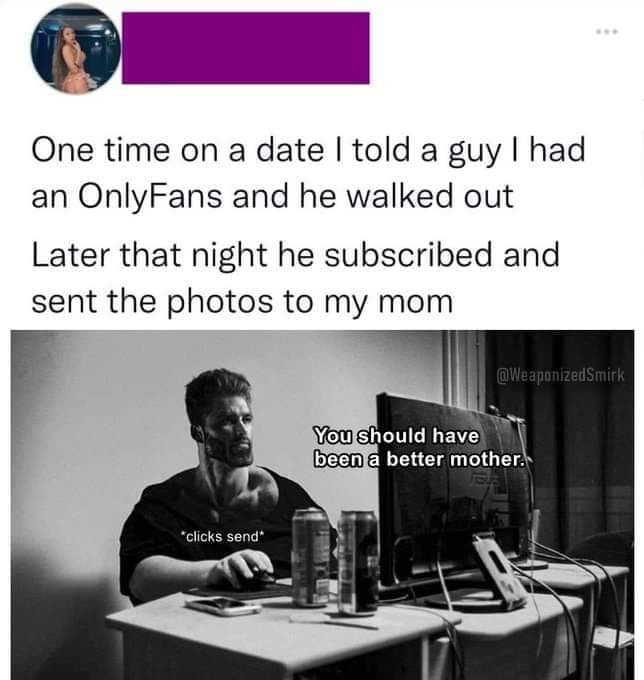 There are multiple groups on TG who leak the OnlyFans of such girls for free, why pay for anyone ...