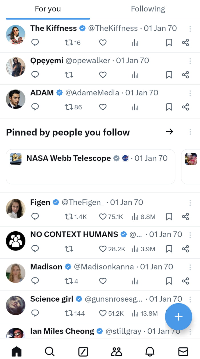 Looks like Twitter/X is having some outage. I feel bad for DevOps team ...