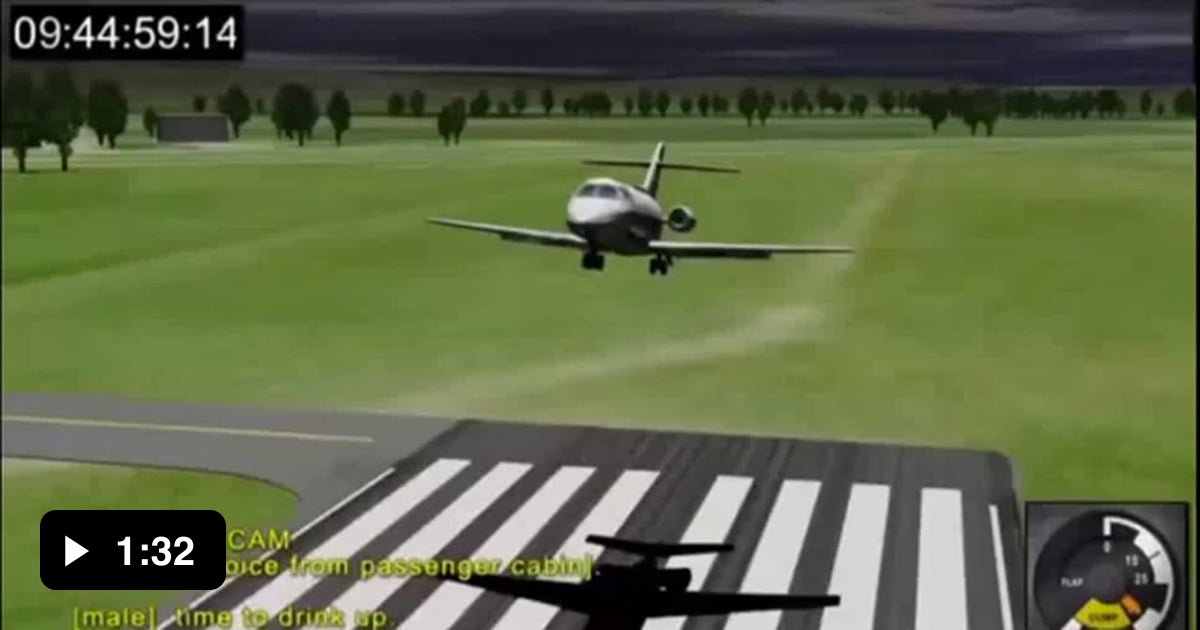 Reconstruction video of East Coast Jets Flight 81 - 9GAG