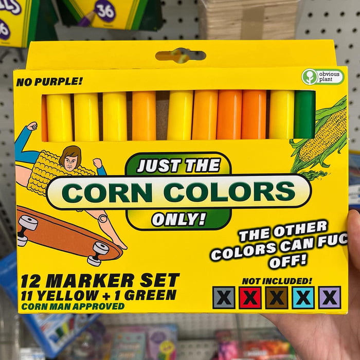 Corn colors only - 9GAG