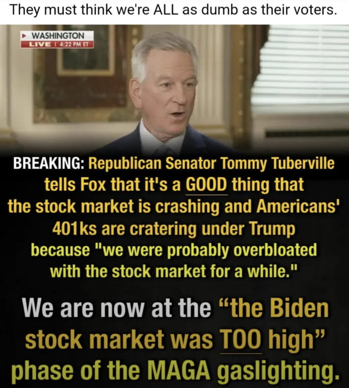 Stocks were too high! We need to crash! - 9GAG