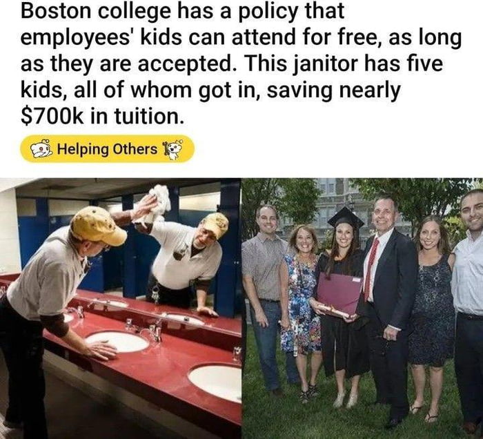 Hard work pays off five kids, five college degrees, and one proud dad - 9GAG