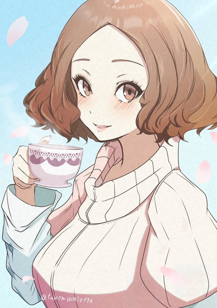 Posting Persona pics daily. Day 2204: P5 Haru Okumura - 9GAG