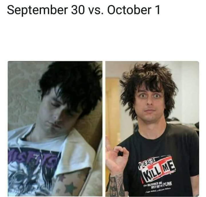 It's time! Wake up the Green Day guy. - 9GAG