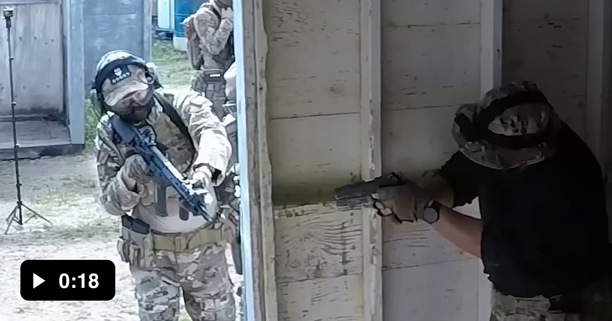 Military Training - with CQB HandGun - 9GAG
