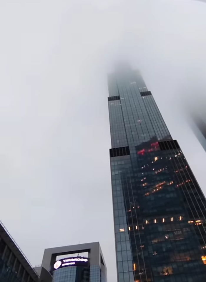 Into the Clouds, Skyscraper. - 9GAG