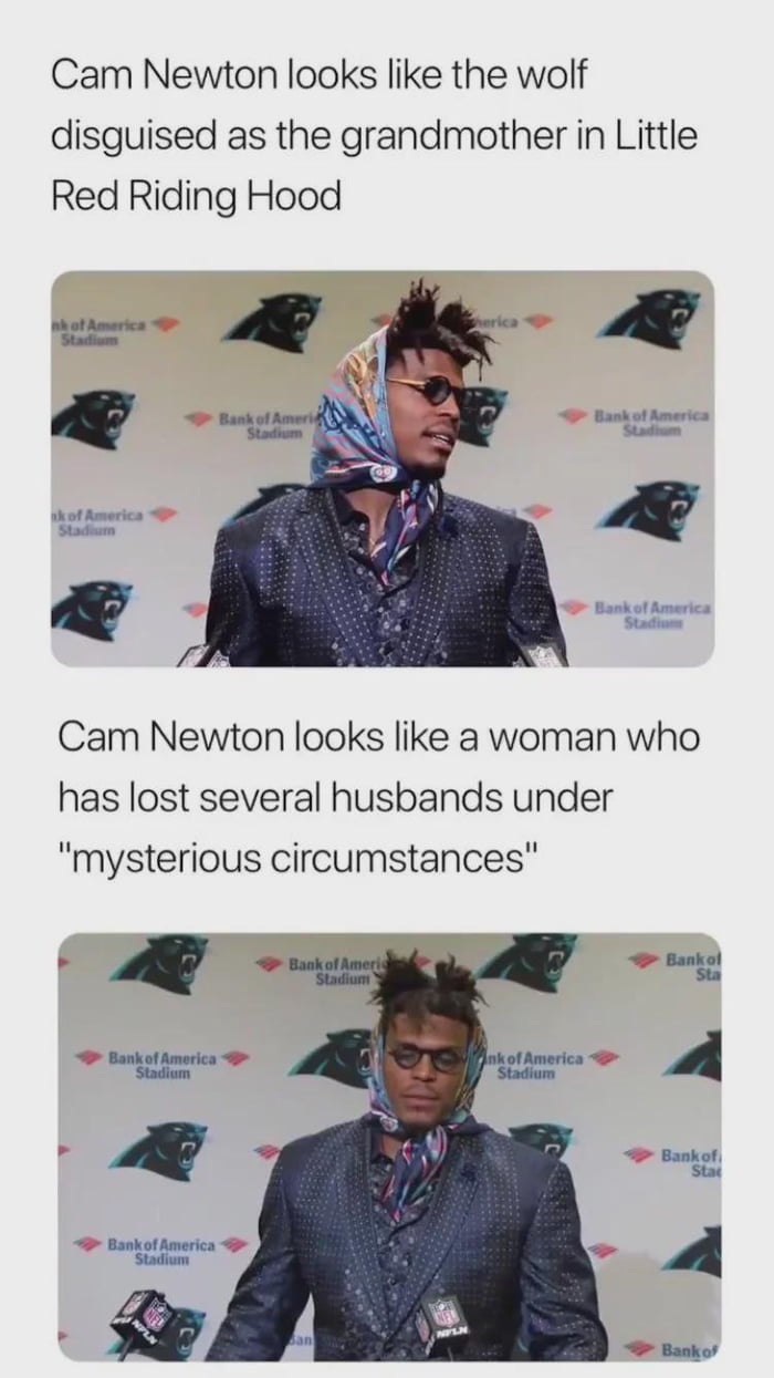 Cam Newton explained. - 9GAG