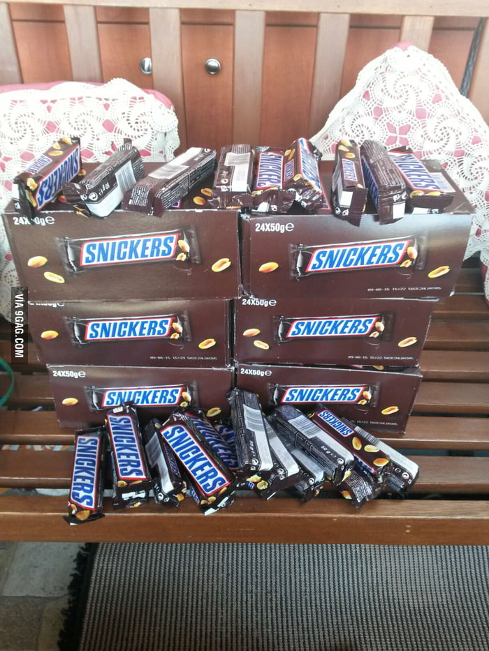 I win a contest snickers who won't one ???? lucky day - 9GAG