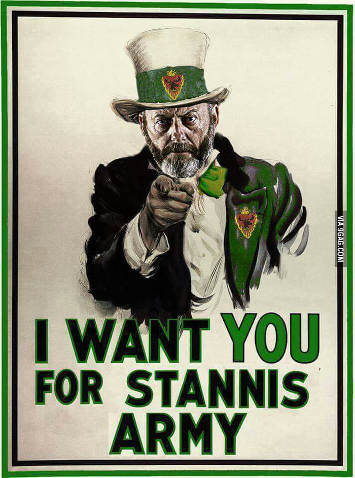 Stannis army needs YOU! - 9GAG