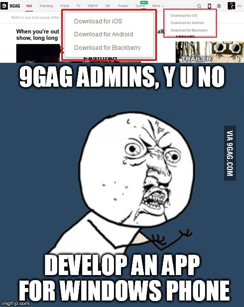I'm done with third party apps - 9GAG