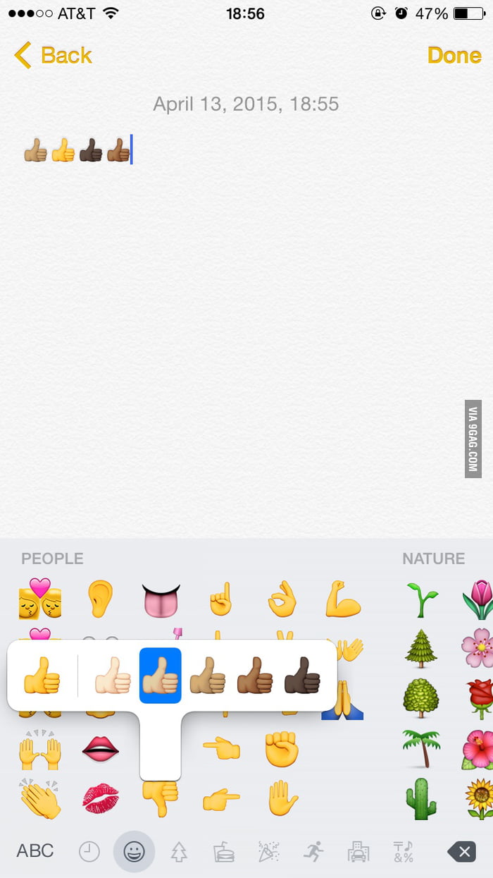 For everyone complaining about the yellow emoticons. - 9GAG
