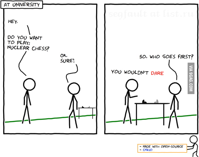 My Nuclear Chess XKCD version - 9GAG
