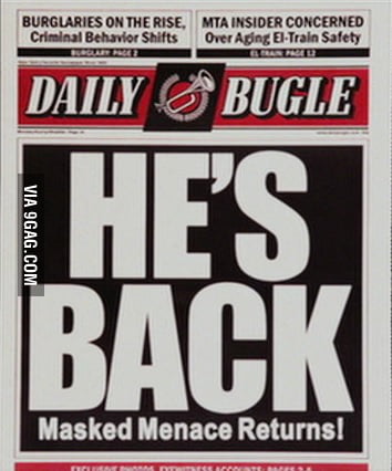 Today's Daily Bugle Headlines!! - 9GAG