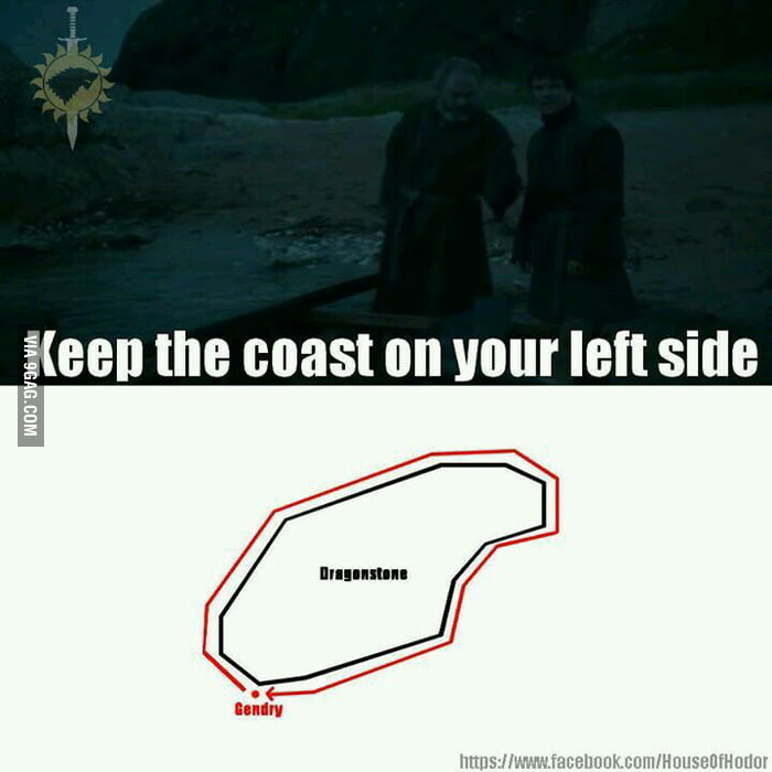 Gendry - still rowing - 9GAG