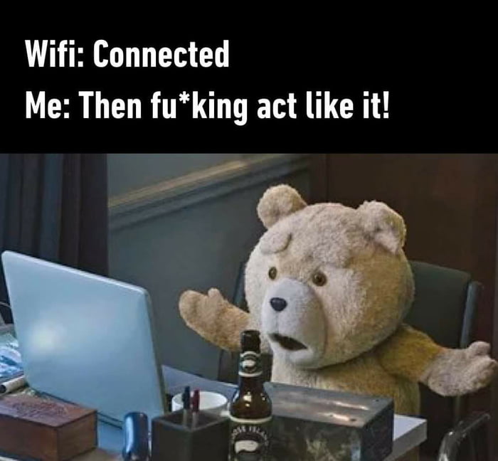 Connected but no internet - 9GAG