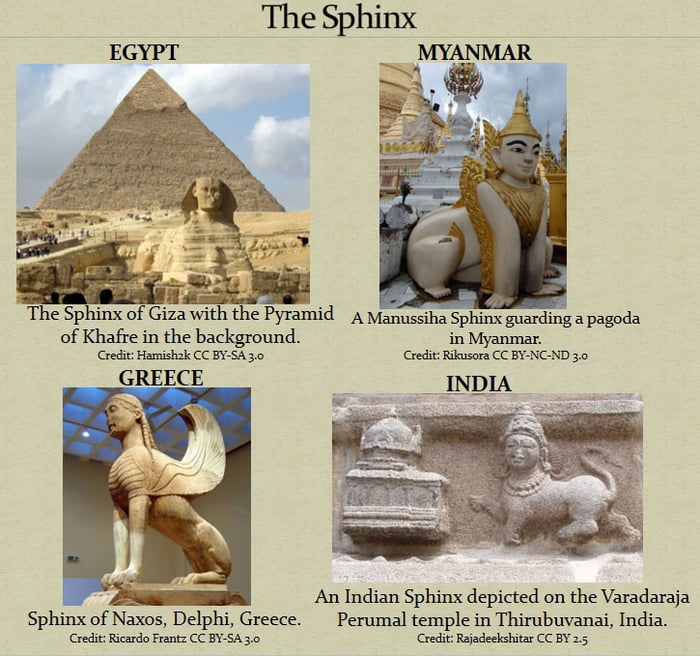 The Sphinx for different cultures - 9GAG