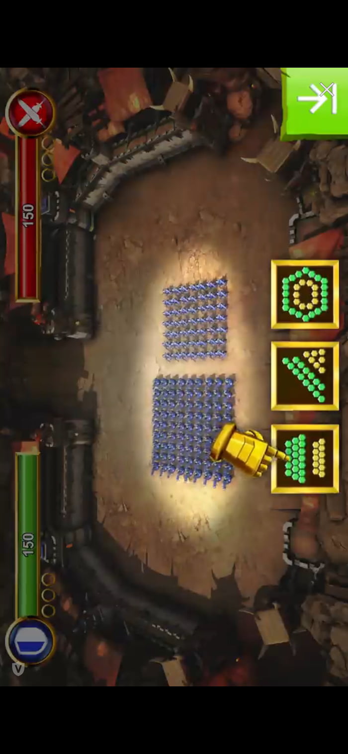 Mobile game ad that puts the X on top of the download button - 9GAG