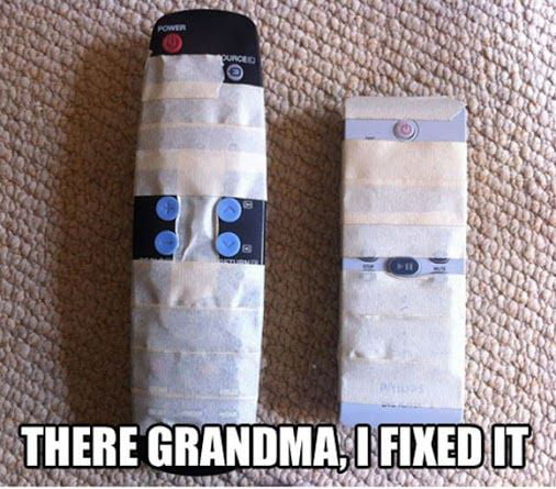 TV remote for grandma - 9GAG