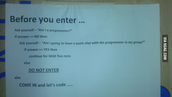 Only programmers will get it - 9GAG