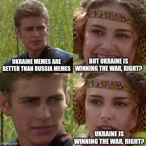 Ukraine memes and comments are winning. However... - 9GAG