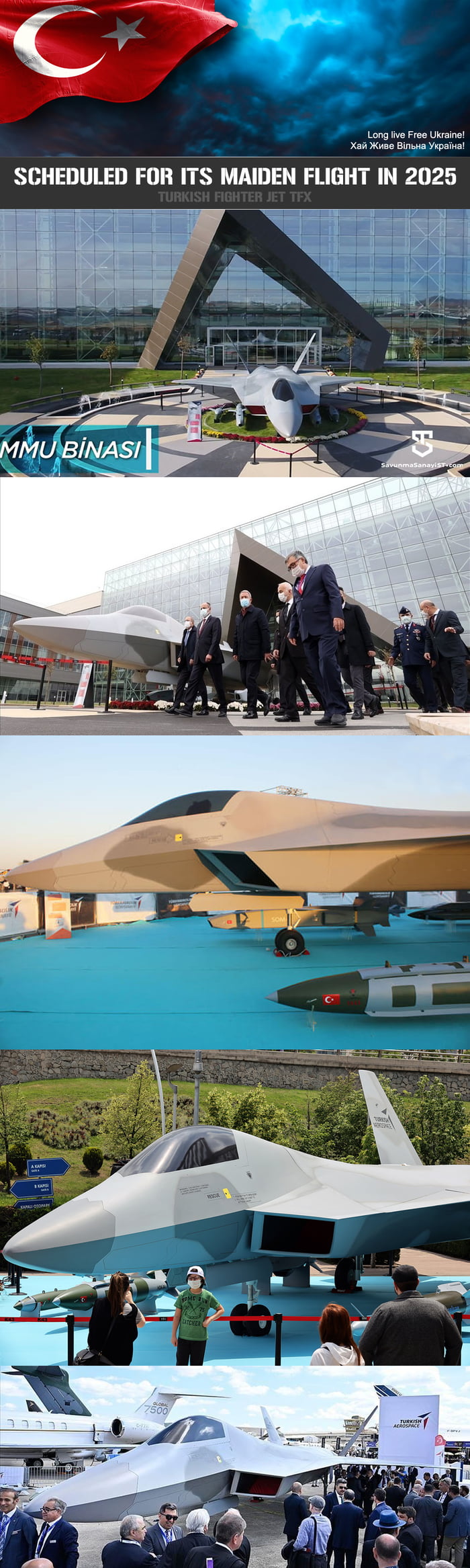 Turkish Fighter Jet TFX scheduled for its maiden flight in 2025. - 9GAG