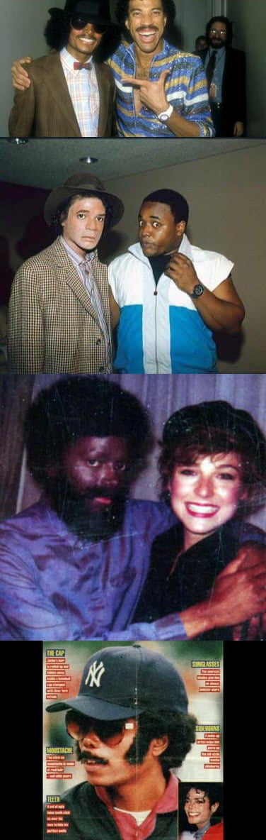 Michael Jackson was known for using disguises to allow him to go out in ...