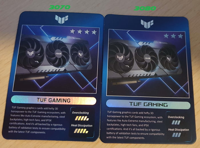 Asus graphics card, trading card! What does yours look like? - 9GAG