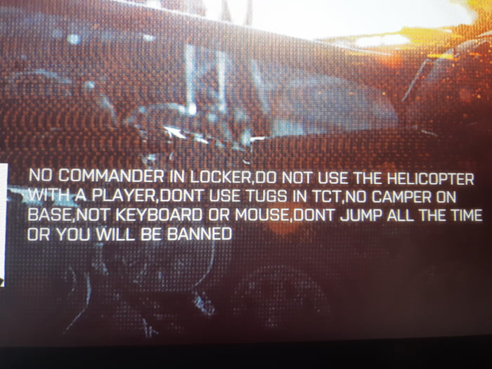 Rules on BF4 server..... - 9GAG