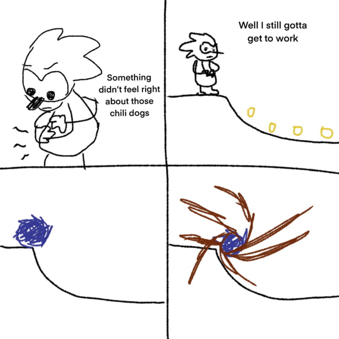 Sonic poop - 9GAG