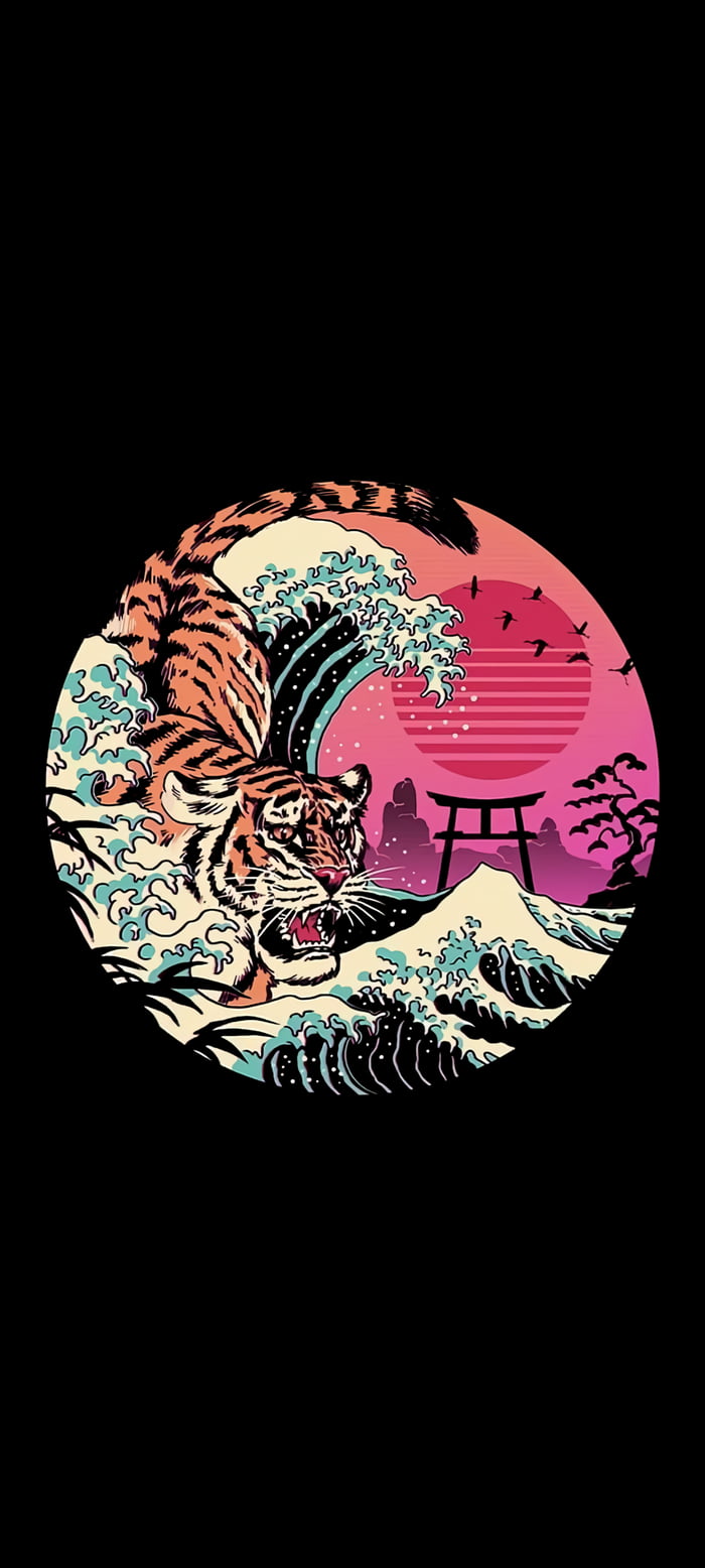 Tiger Wave ~ Celebrating Year of the Tiger (1440x3200) - 9GAG