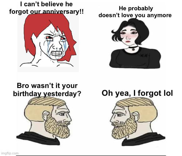 Men are forgetful creatures - 9GAG