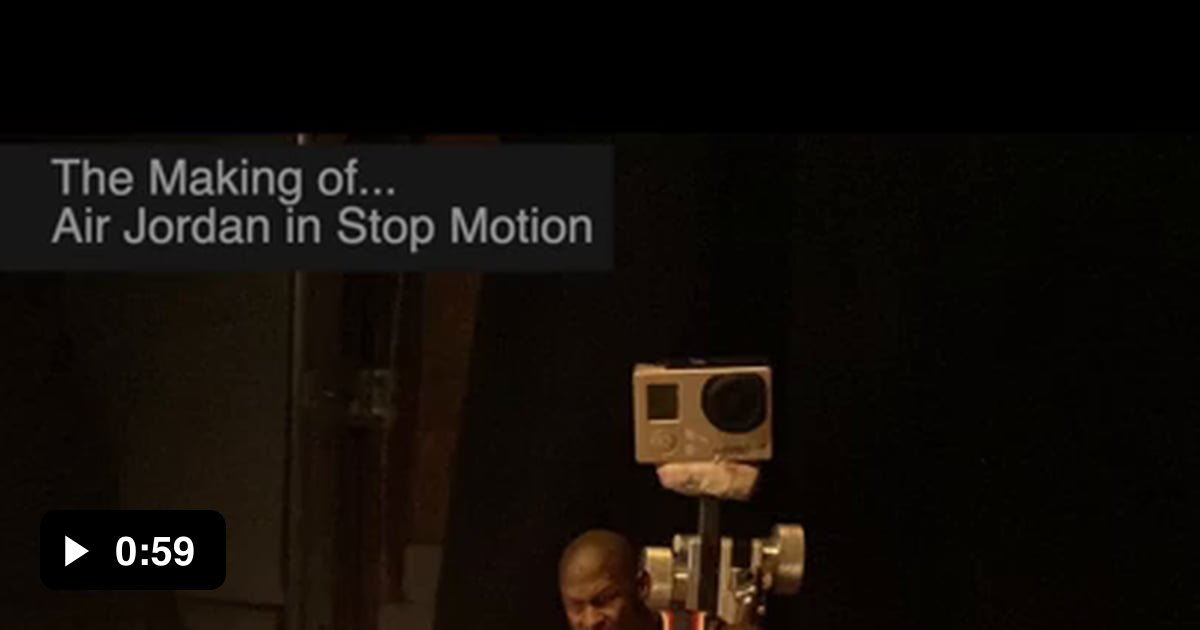 Michael Jordan in Stop Motion (process and final) - 9GAG