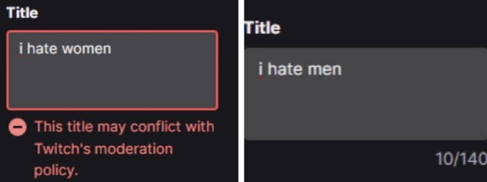 Nice Double Standards Twitch 9gag
