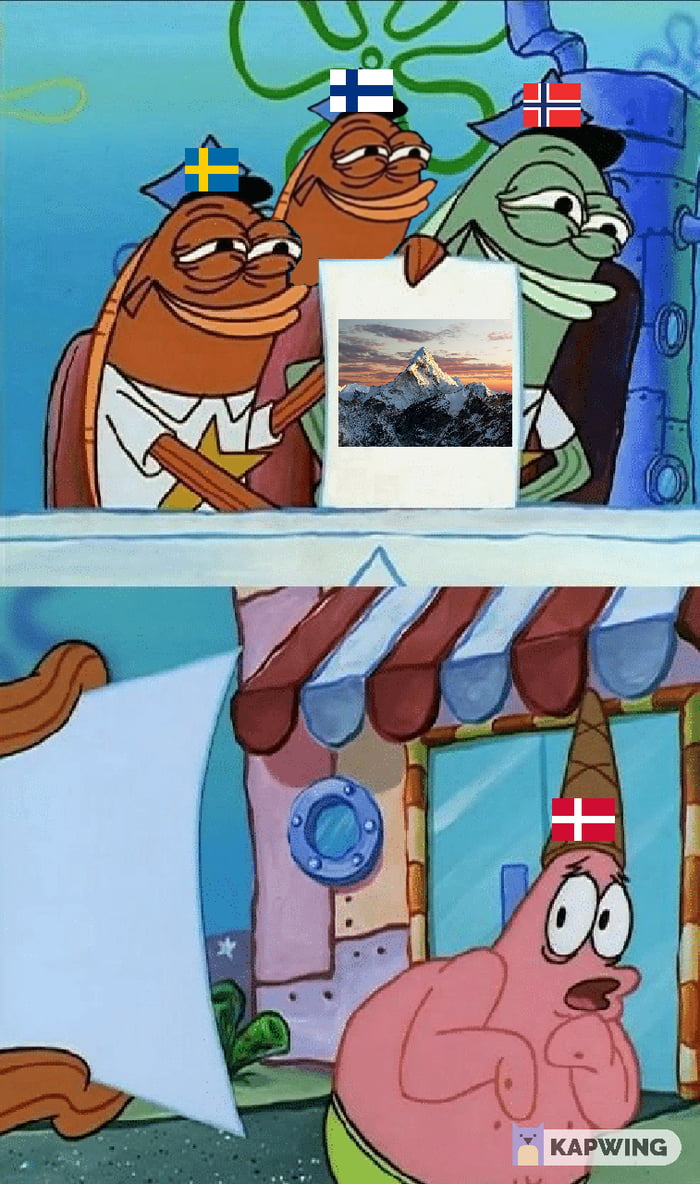 Denmarks highest mountain is a small hill - 9GAG