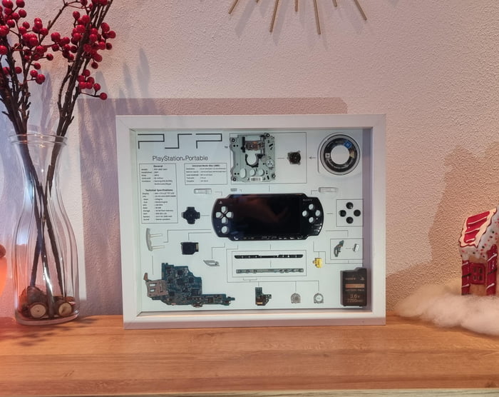 Another great handheld. PSP Teardown Frame - 9GAG