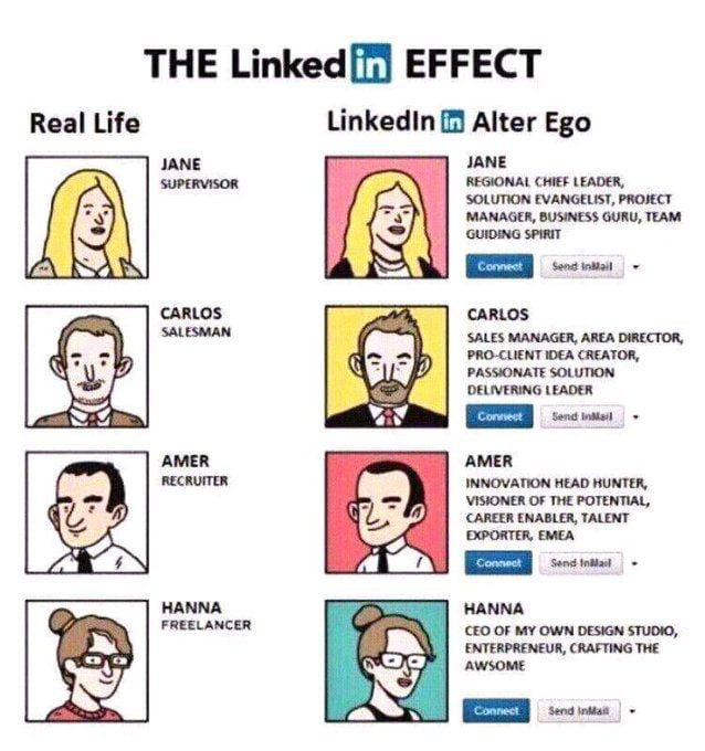 LinkedIn is turning into instagram - 9GAG