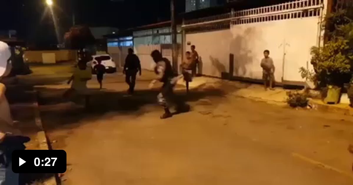 Brazilian cops playing football - 9GAG