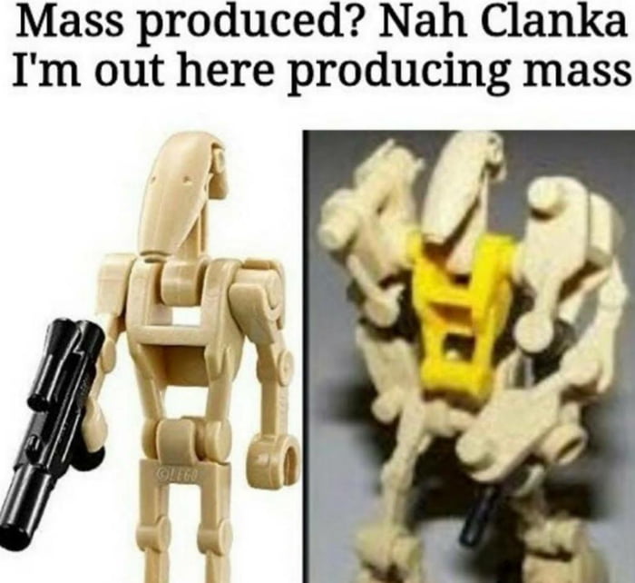 Buff Clanker Droid. Built from his fallen brothers. Designed to end ...