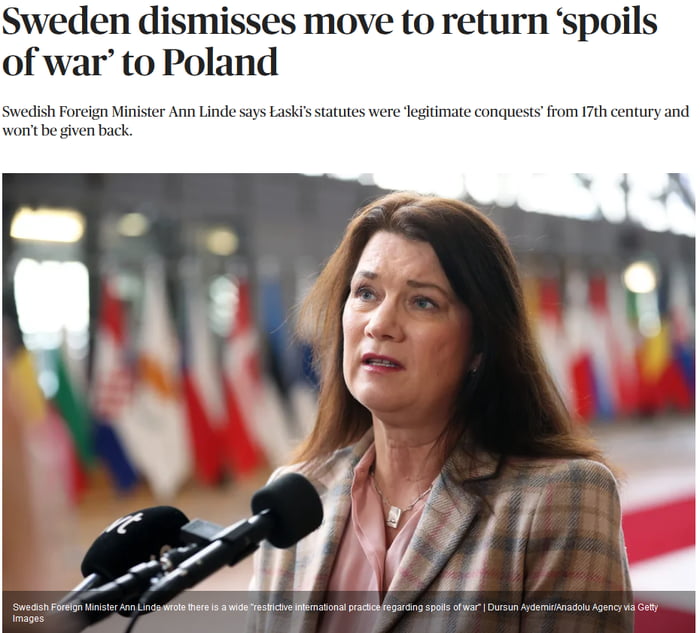 Chad move from Sweden. Surely other countries will emulate this view ...