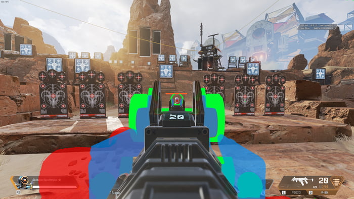 TIL how small the R99 Zero Point skin really is. - 9GAG