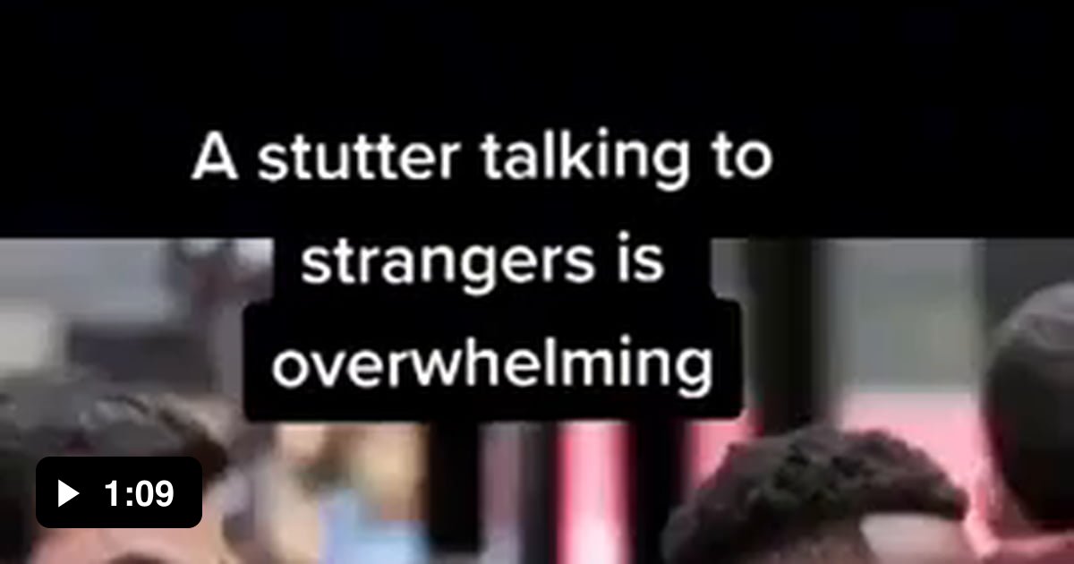 Man with a stutter learns to speak to people in public - 9GAG