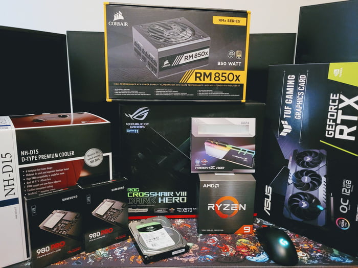 Finally all parts here for my upgrade! GPU is 3080Ti - 9GAG