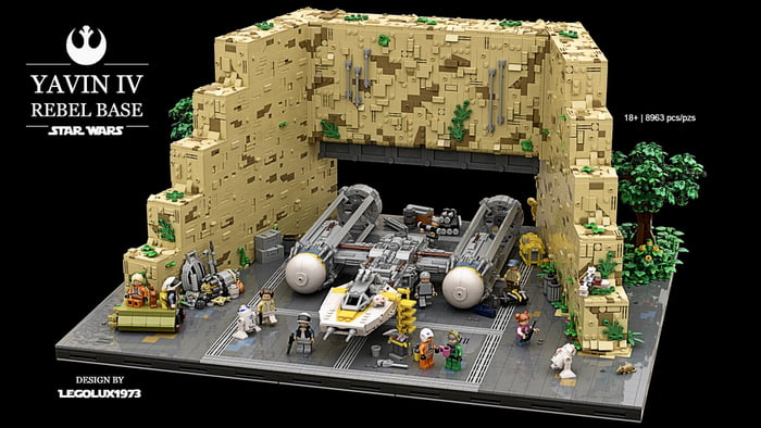 Yavin IV Rebel Base (Digital build) - 9GAG
