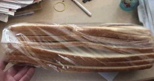 Bread cut lengthwise - 9GAG