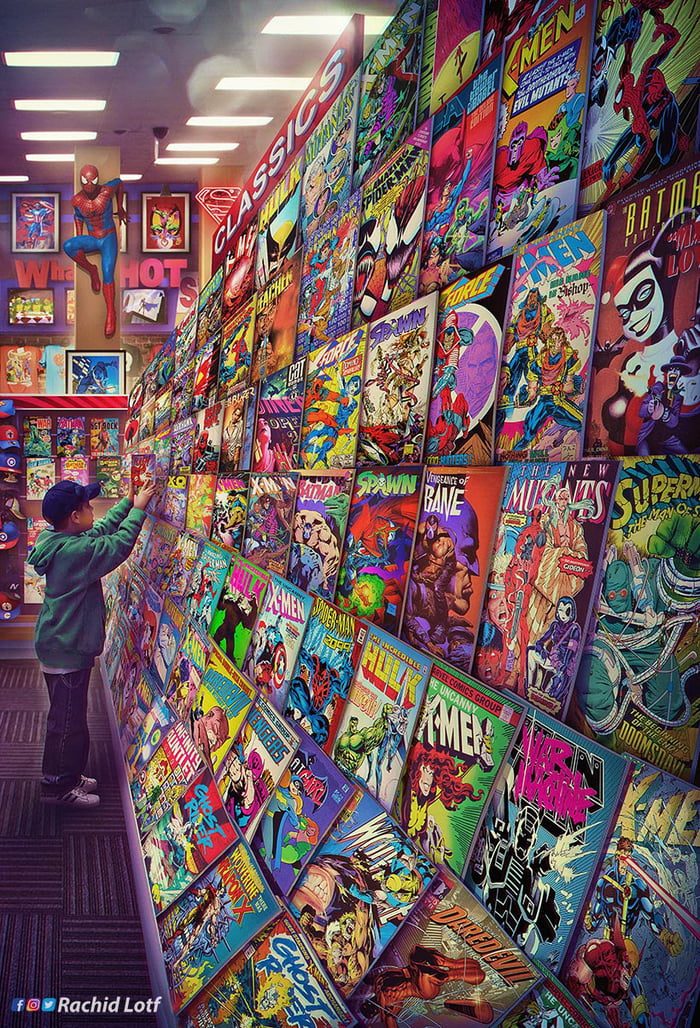 The Comic Book Store Tribute. Some of the greatest comics of the 70s ...
