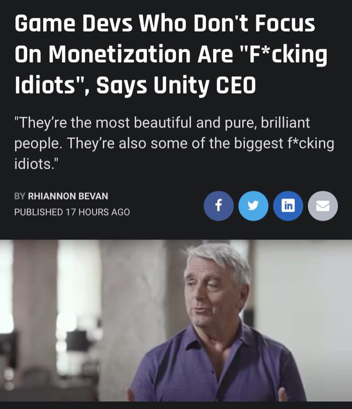 Hard to believe he was also the CEO of EA - 9GAG