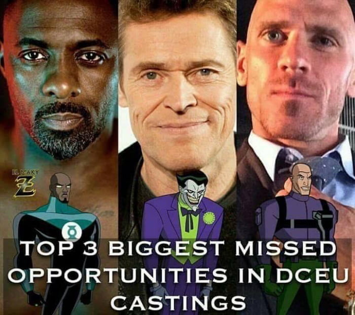 DCEU can still make it happen. Especially with the multi talented 3rd guy from the left… - 9GAG